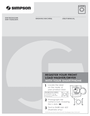 Fillable Online Find Your GE Front Load Washer Model & Serial Numbers ...