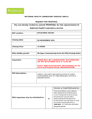 Fillable Online NATIONAL HEALTH LABORATORY SERVICE (NHLS)... Fax Email ...