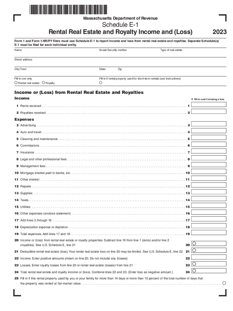 Fillable Online Massachusetts Income Tax Forms By Tax Year: File Online ...