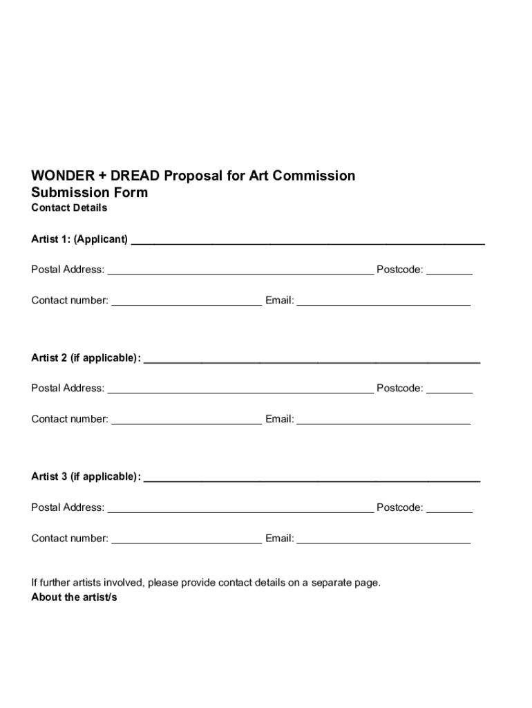 Fillable Online How to Create a Commission Form! Timestamps Included Fax Email Print - pdfFiller