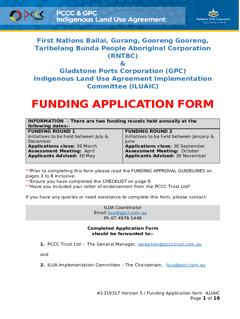 Funding Application Guidelines Flyer Doc Template | pdfFiller