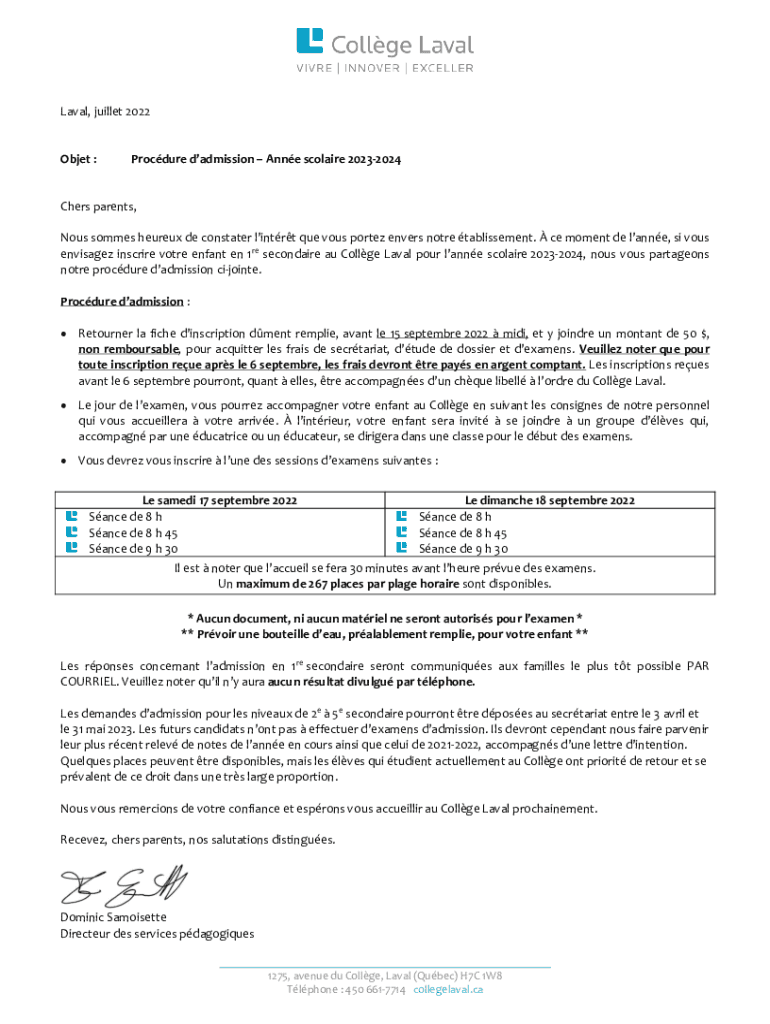 Remplissable En Ligne cole Saint-Jean-Baptiste-de-la-Salle - Gouvernement du ... Fax Email ...