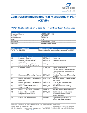 Fillable Online Configuration Management Plan and Procedures Fax Email ...