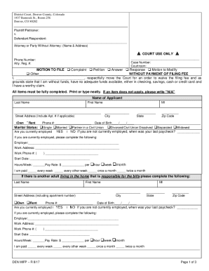 Fillable Online transcript of judgment - Denver County Court Fax Email ...