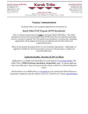 Fillable Online Tribal Temporary Assistance for Needy Families (TANF ...