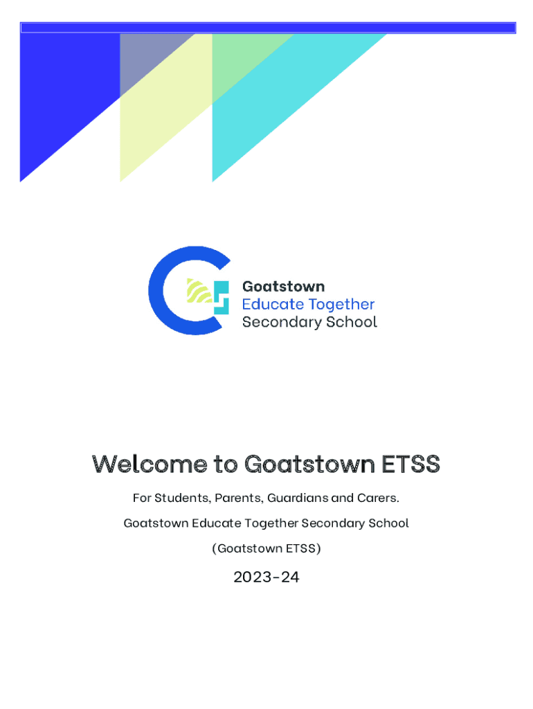 Fillable Online Goatstown Educate Together Secondary SchoolLifford Fax ...
