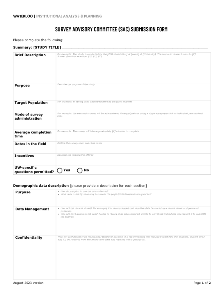 Fillable Online Qualtrics Online Surveys - IST Service Catalogue ...