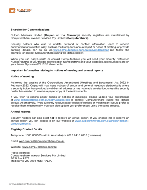 Fillable Online No-Action Letter: Computershare Investor Services ...