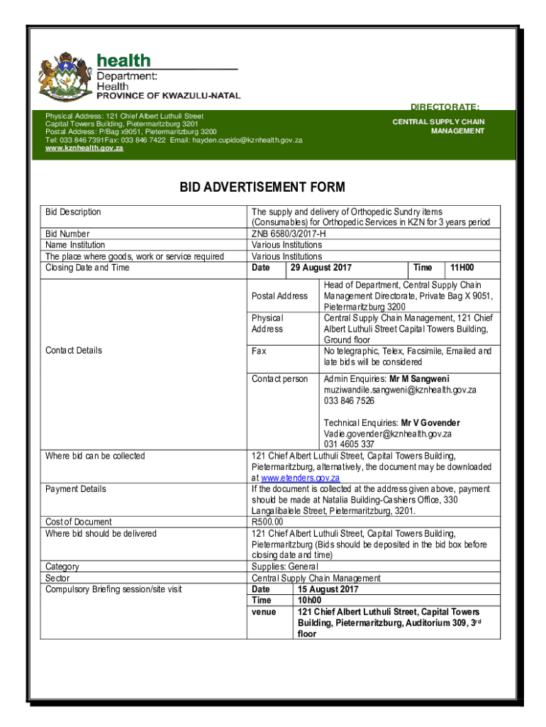 Fillable Online Fillable Online KZN Department of Health : Current ... Fillable Online Fillable Online KZN Department of Health : Current ...