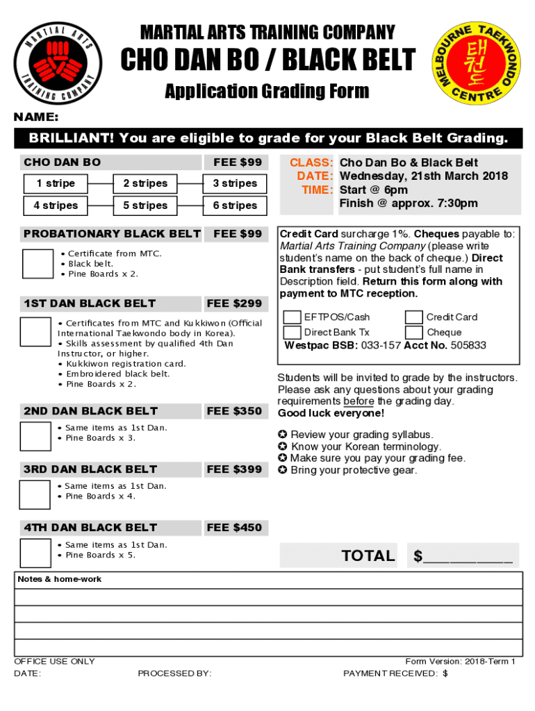 Fillable Online Cho Dan Bo vs. 1st Dan/poom pro's & con's - Martial Talk Fax Email Print - pdfFiller