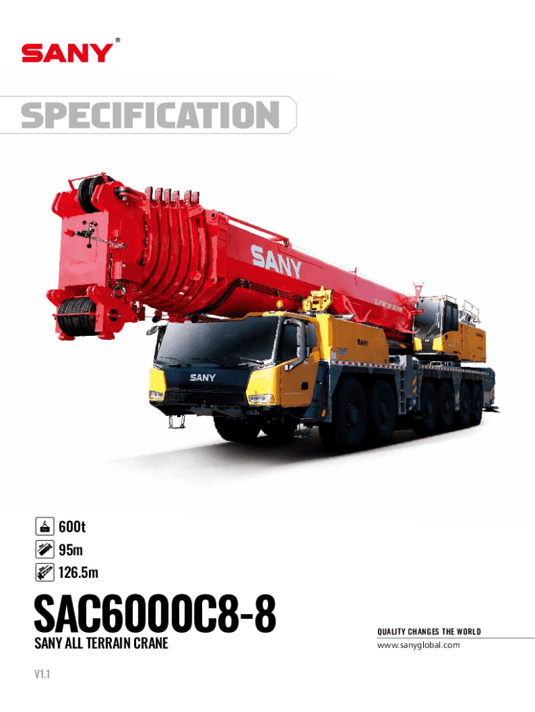 Fillable Online manufacturing of high-end wheel cranes, crawler cranes and tower cranes ...