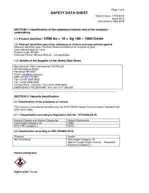 Fillable Online OKS 2901 - SAFETY DATA SHEET Fax Email Print - pdfFiller