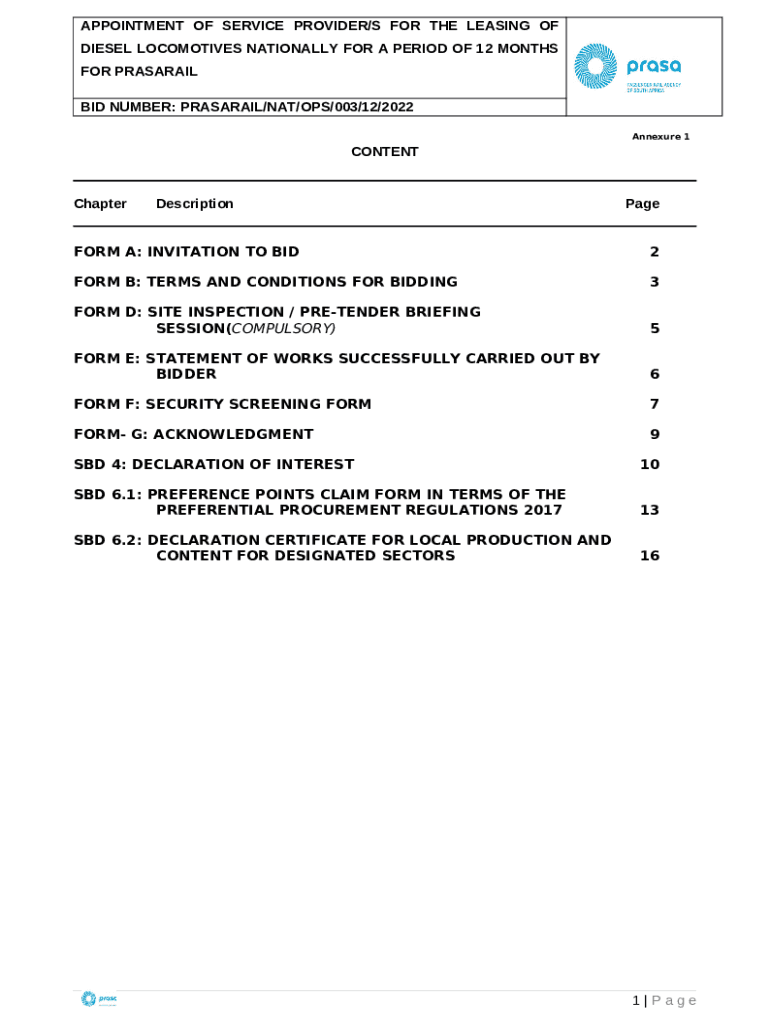 D: SITE INSPECTION / PRE-TENDER BRIEFING SESSION(COMPULSORY)5 Doc ...
