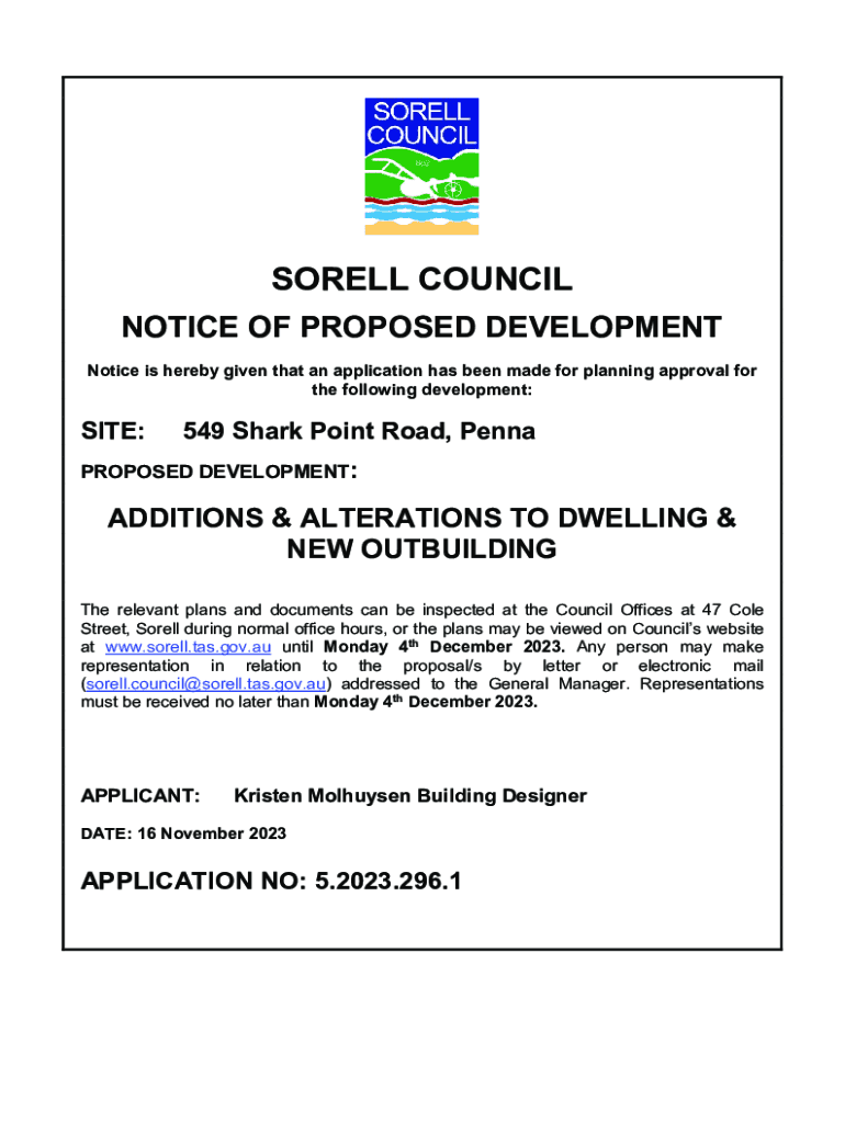 Fillable Online 1Application for the approval of a site plan to allow ...