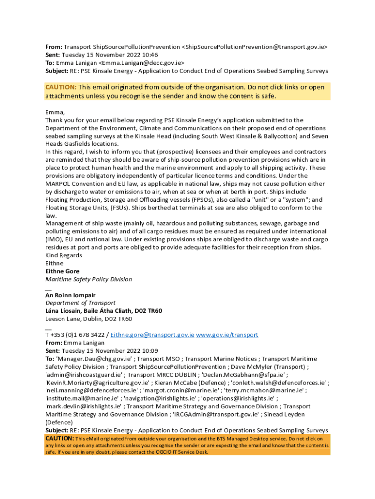 Fillable Online This email originated from outside of the organisation ...