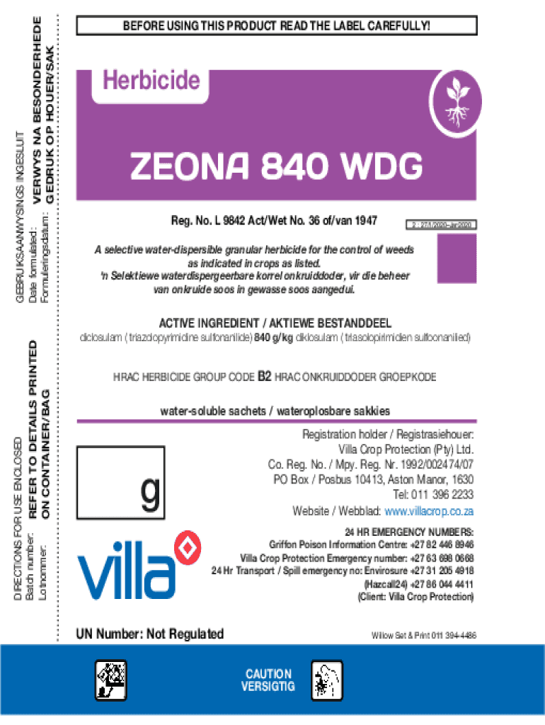 Fillable Online Acuron GT - Herbicide Product & Label Information Fax ...