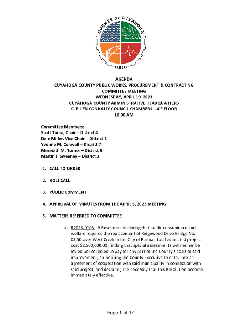 Fillable Online Page 1 of 76 - Cuyahoga County Council Fax Email Print ...