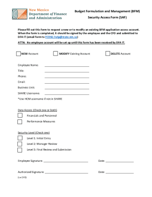 Fillable Online Budget Formulation and Management Agency User Guide ...