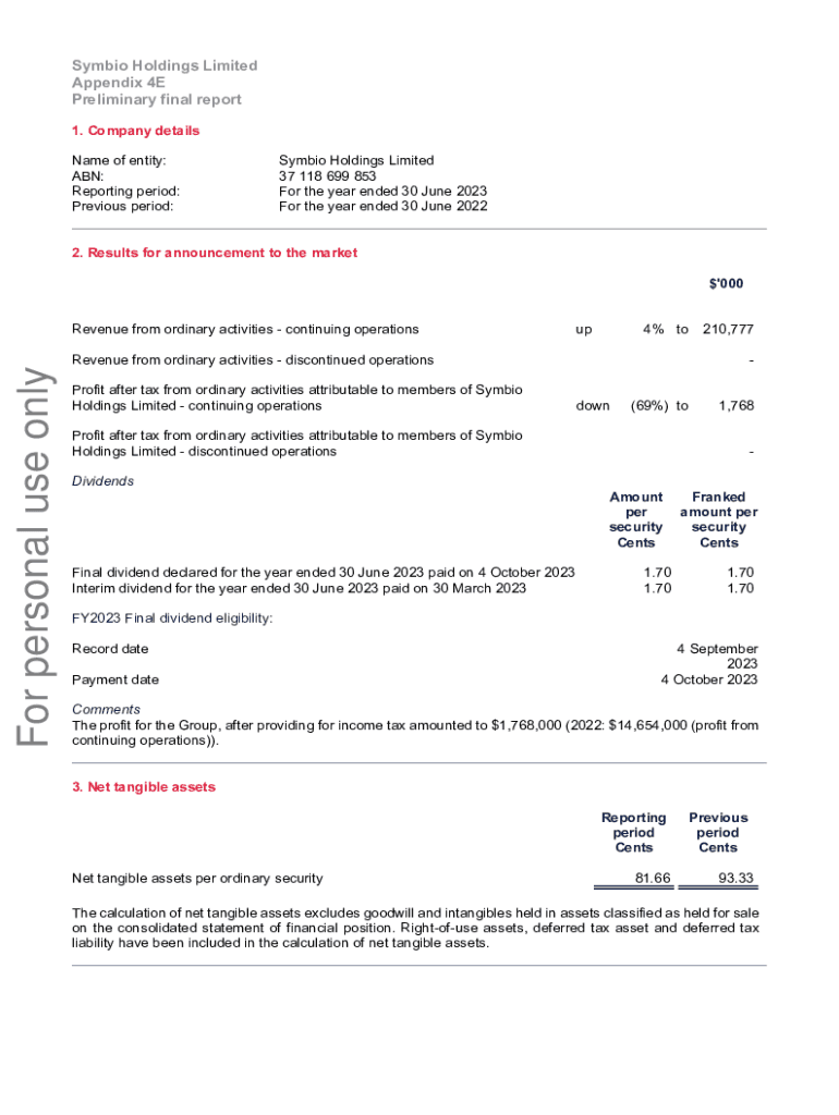 Fillable Online Release and despatch of Scheme Booklet Symbio ... Fax ...