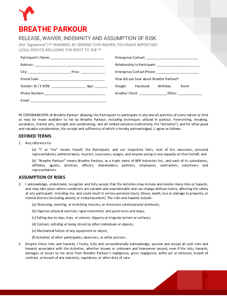 Fillable Online consent of parent/legal guardian and acknowledgement of ... Fax Email Print ...