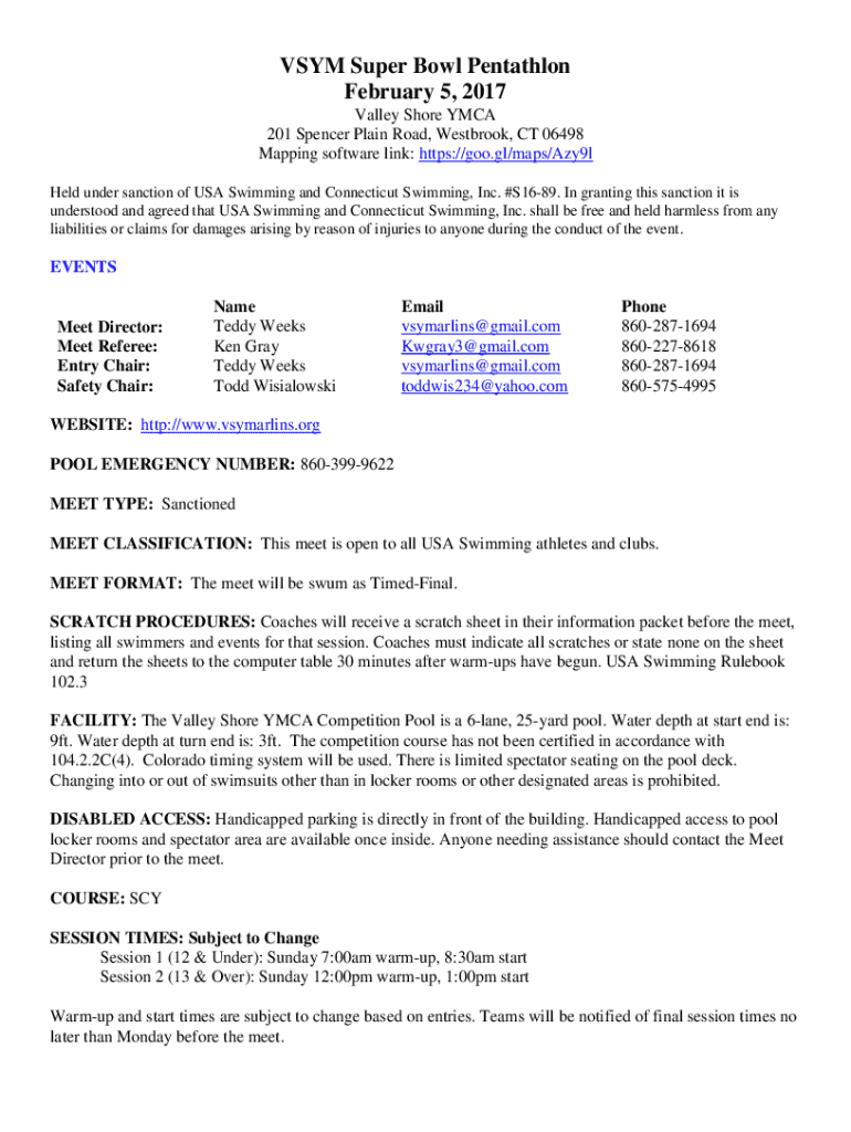 Fillable Online YMCA Marlins Swim Team Fax Email Print - pdfFiller
