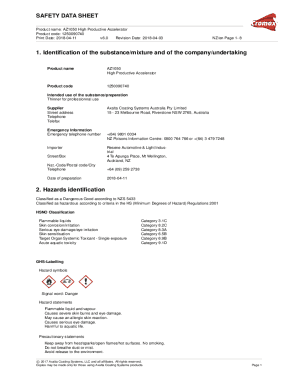 Fillable Online Safety Data Sheet MAPEQUICK AF T100 SECTION 1 Fax Email Print - pdfFiller