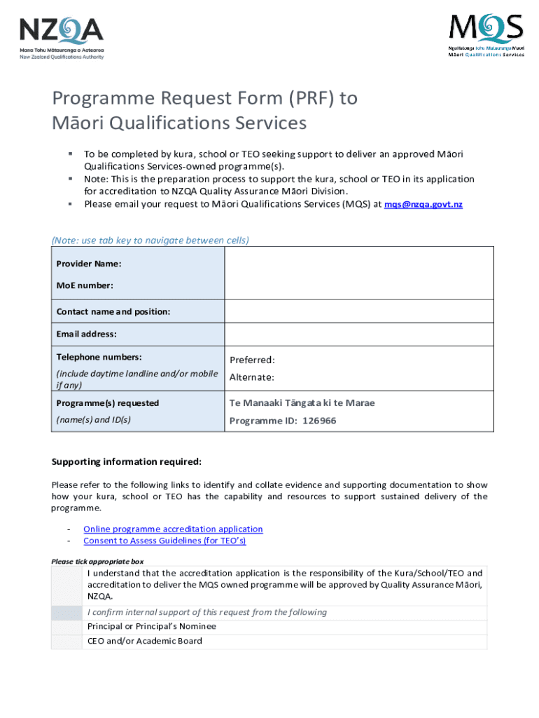 Fillable Online Te Manaaki Tngata ki te Marae programme. The request ...