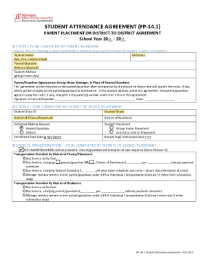 Fillable Online Student Out of District OPI Form FP-14 Fax Email Print ...