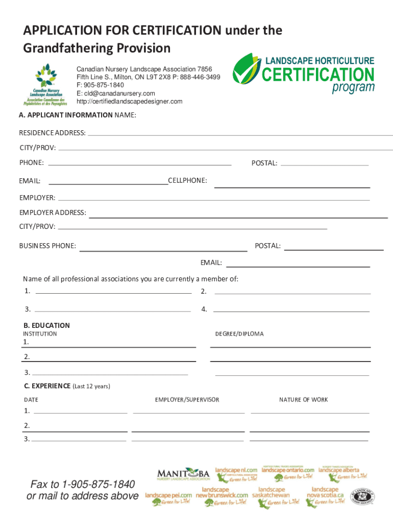 Fillable Online Recertification Writing Documentation Form Fax Email ...