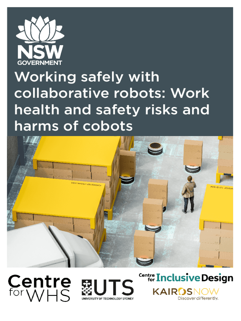 Fillable Online Work health and safety risks and harms of cobots Fax ...