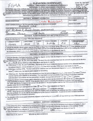 Fillable Online I I I I+ Is1. L feet NGVD ( or other FIRM datum-s Fax ...