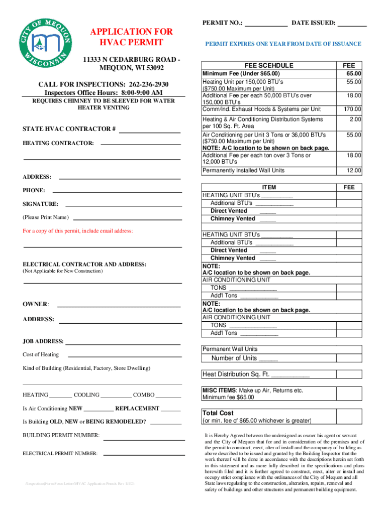 Fillable Online Permit Applications or Forms Fax Email Print - pdfFiller