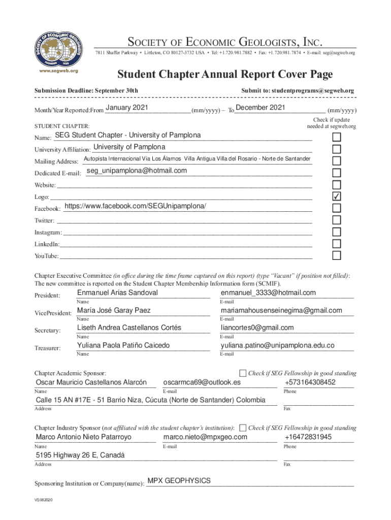Fillable Online Student-Chapter-Annual-Report-Form (004).pdf Fax Email ...