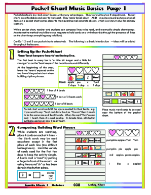 Fillable Online Self-Standing Desktop Pocket Chart, Double Sided ...
