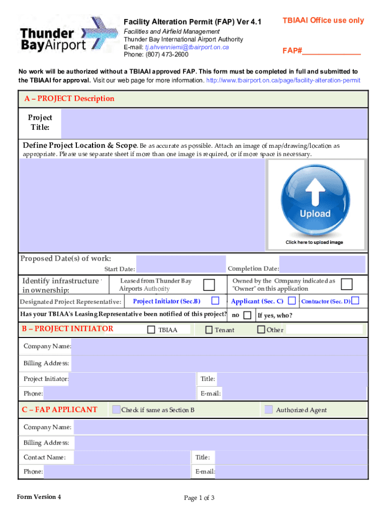 Fillable Online Arrivals - Thunder Bay International Airports Authority Inc. Fax Email Print ...