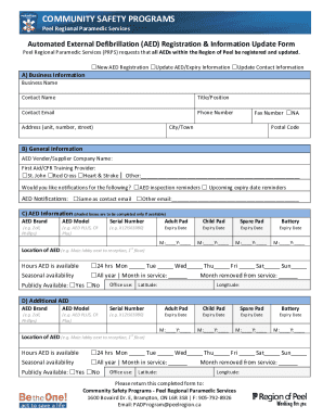 Fillable Online AED Registration Form v 13MML.docx Fax Email Print ...