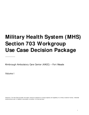 Fillable Online Military Health System (MHS) Section 703 Workgroup Use ...