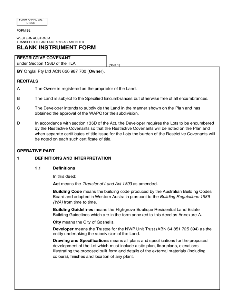 Fillable Online BLANK INSTRUMENT FORM - PDF Free Download Fax Email ...