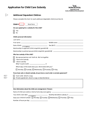 Fillable Online Application for Child Care Subsidy007.indd Fax Email ...