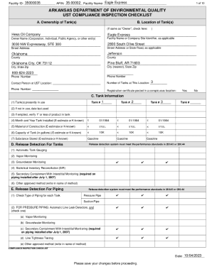 Fillable Online Storage Tank Systems Guidance and Information Fax Email ...