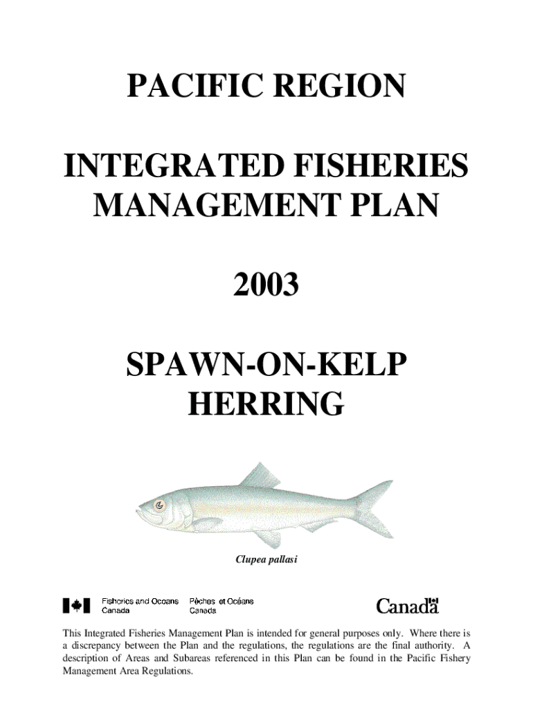 Fillable Online waves-vagues dfo-mpo gc Integrated Fisheries Management ...