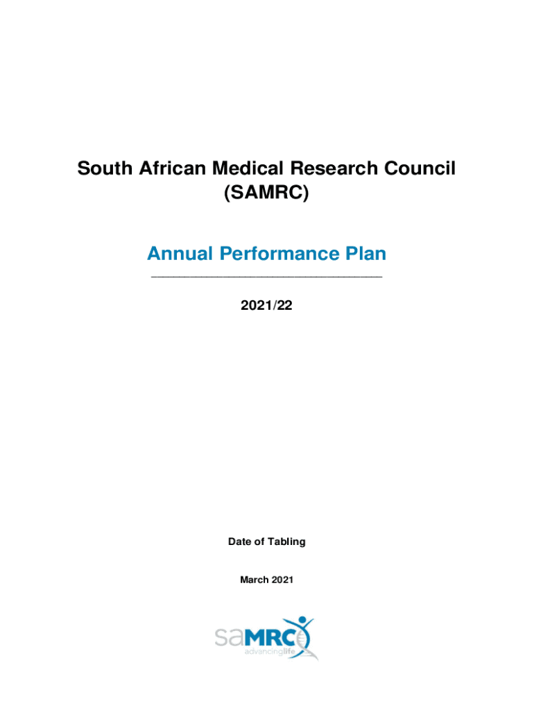 Fillable Online pmg org Annual Performance PlanSAMRC Fax Email Print ...