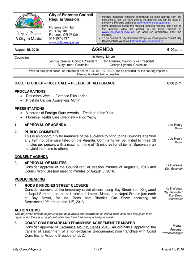 Fillable Online Sally Wantz for Florence Fax Email Print - pdfFiller