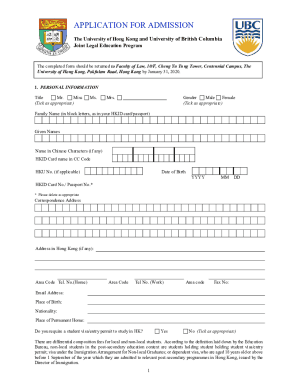 Fillable Online allard ubc University of Hong Kong (HKU)and University ...