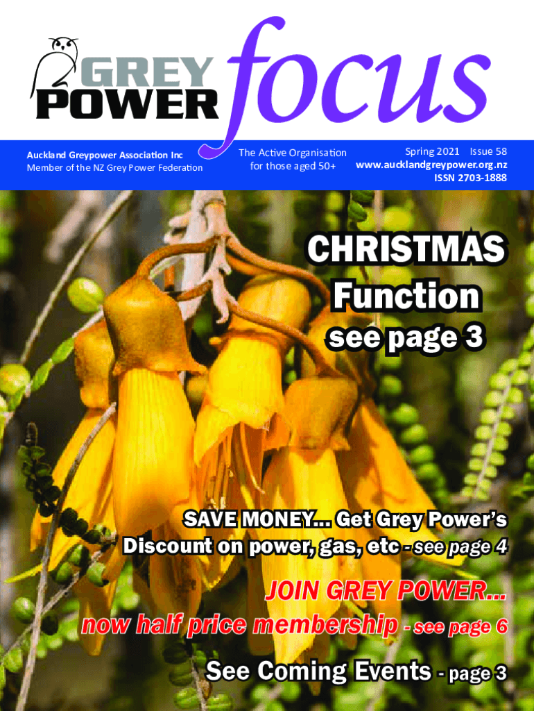 Fillable Online Launch of new Grey Power Federation website Fax Email ...