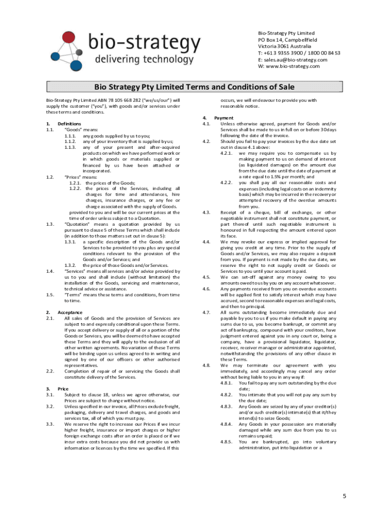 Fillable Online AU Account Application Form - Bio-Strategy Pty Ltd.docx ...