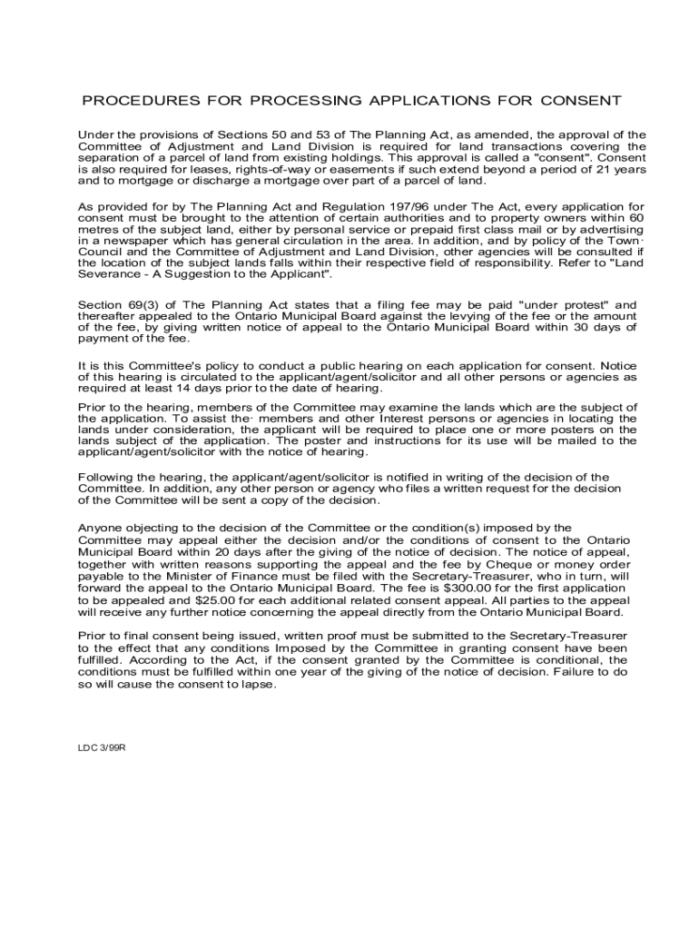 Fillable Online 05-Land-Consent-Application-and-Procedures--- ... Fax ...