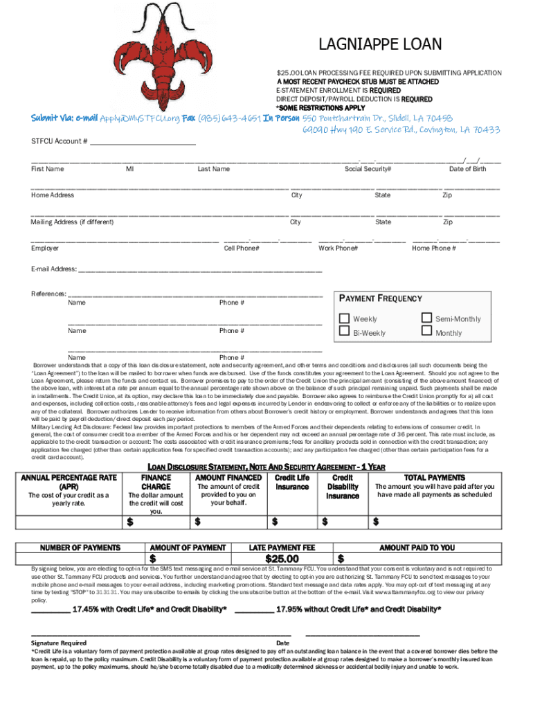 Fillable Online State Employees' Credit Union - Payroll Deduction Fax ...