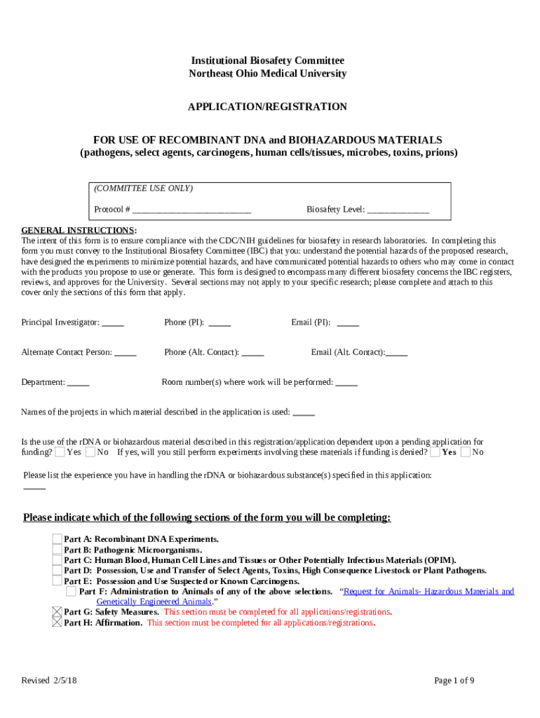 NEOMED IBC Doc Template | pdfFiller