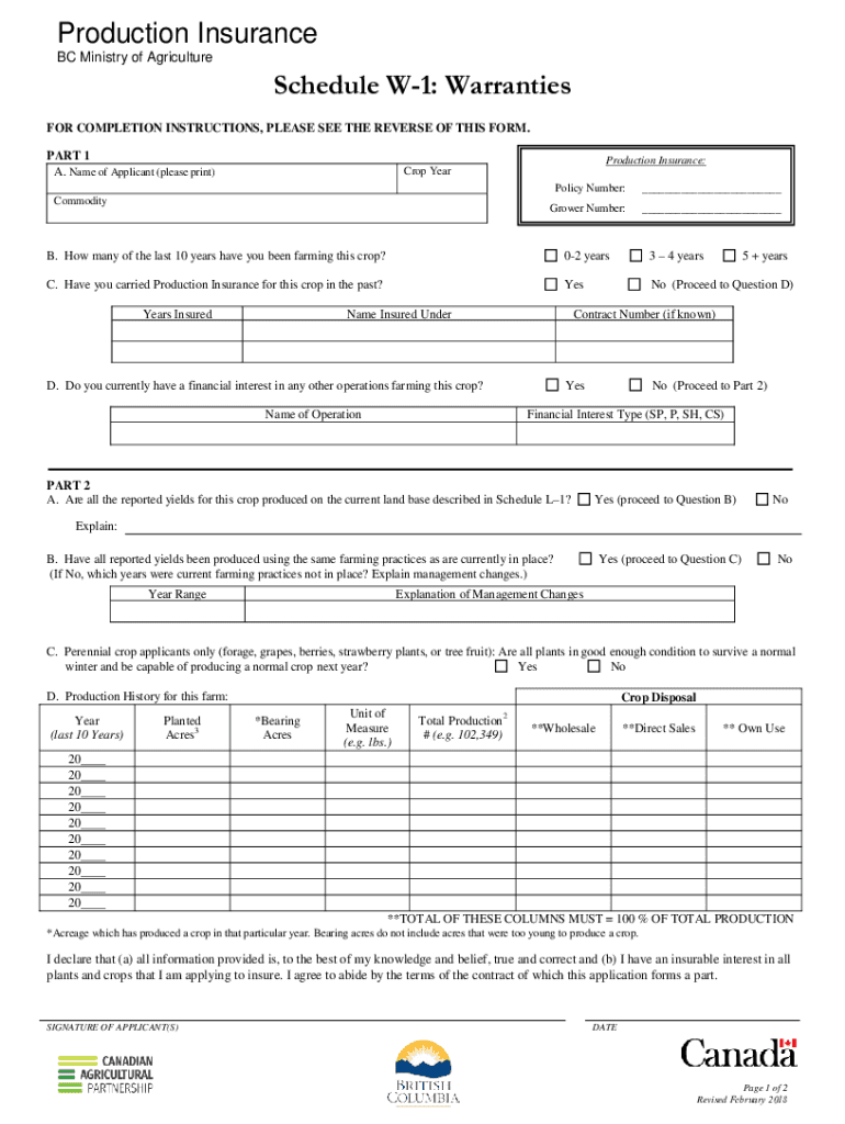 Fillable Online Crop Insurance Production Reporting - Record Types ...